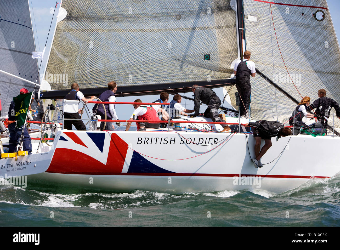 yacht racing in rolex commodore's cup 2008 Stock Photo - Alamy