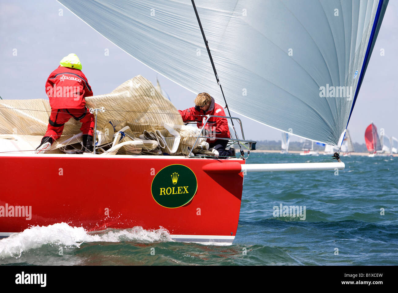 yacht racing in rolex commodore's cup 2008 Stock Photo - Alamy