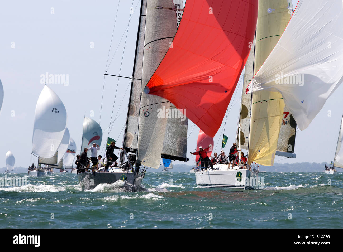 yacht racing in rolex commodore's cup 2008 Stock Photo - Alamy