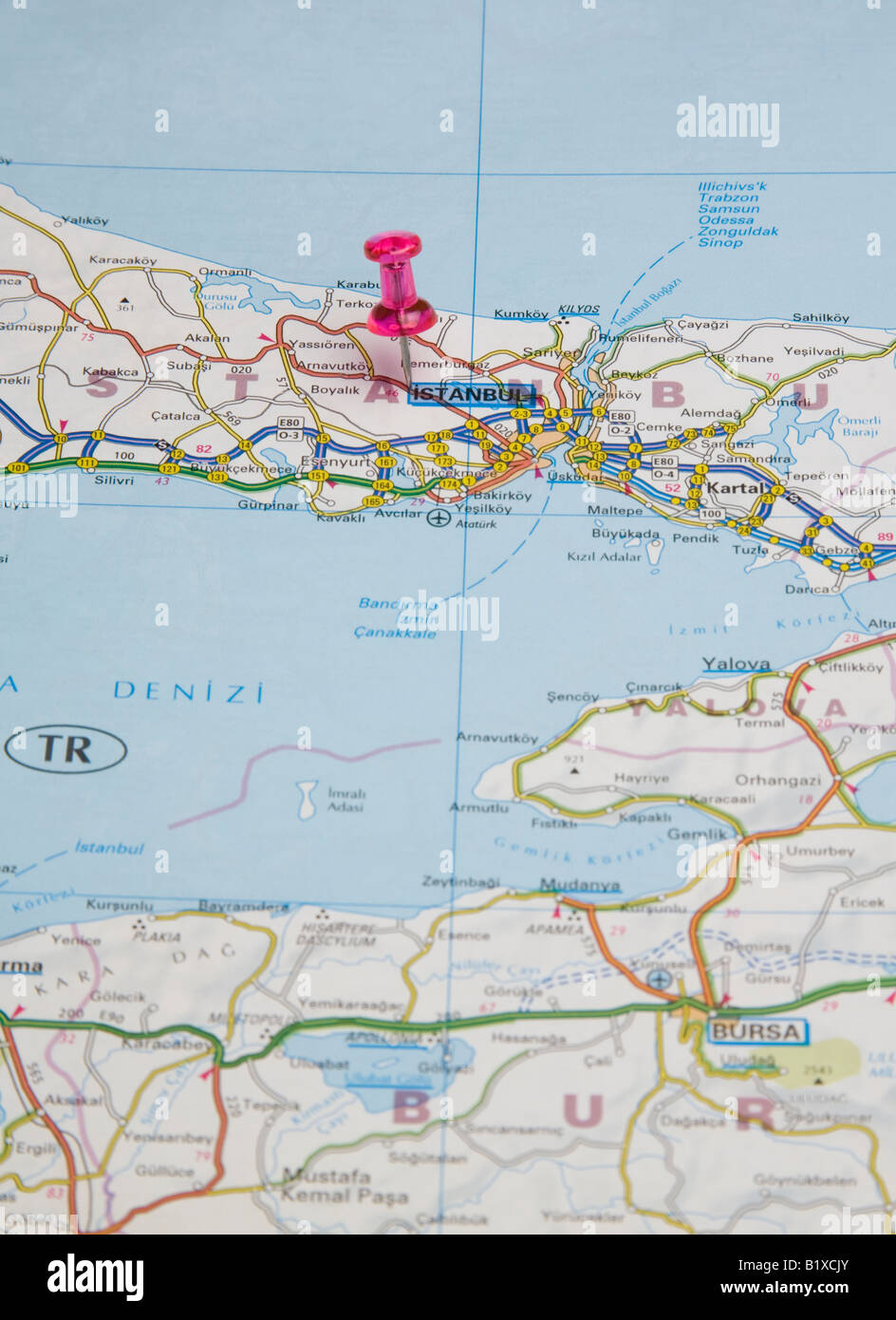 Istanbul Map Stock Photos & Istanbul Map Stock Images - Alamy
