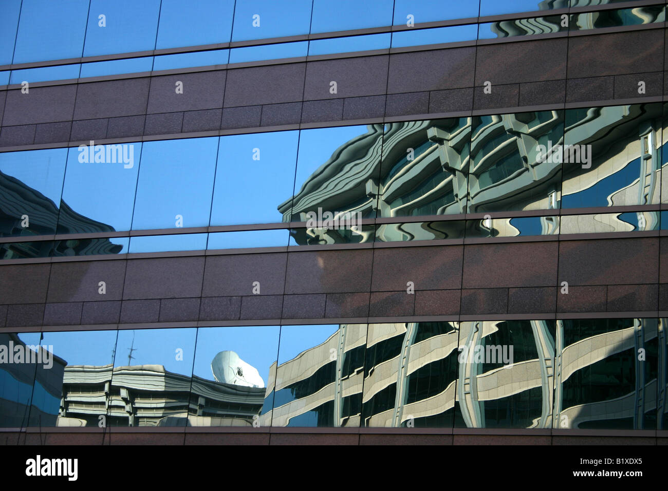 Scenes from the city of Beijing China 2004: modern architecture Stock ...