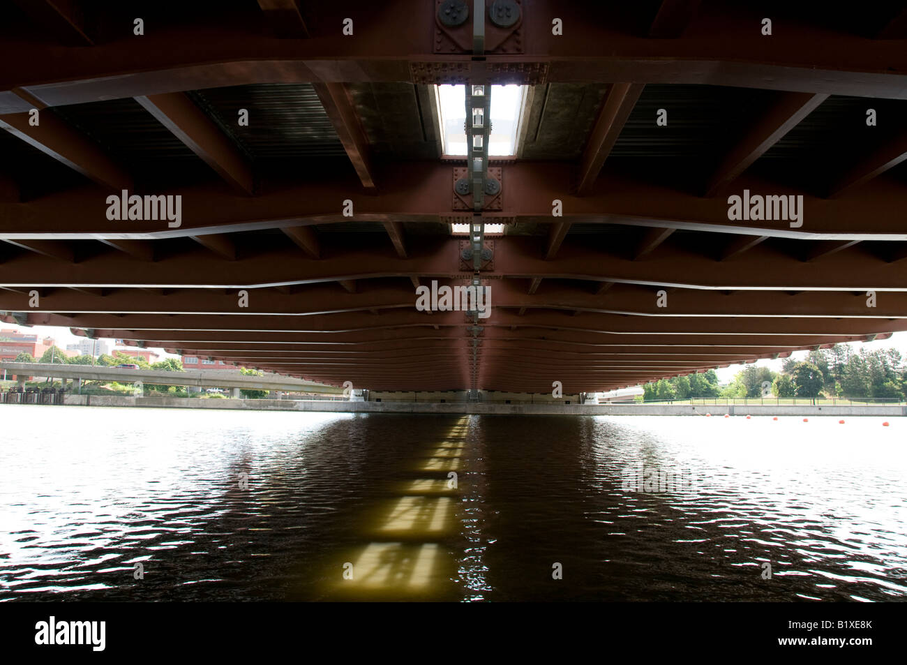 Under the Frederick Douglass - Susan B. Anthony Memorial Bridge ...