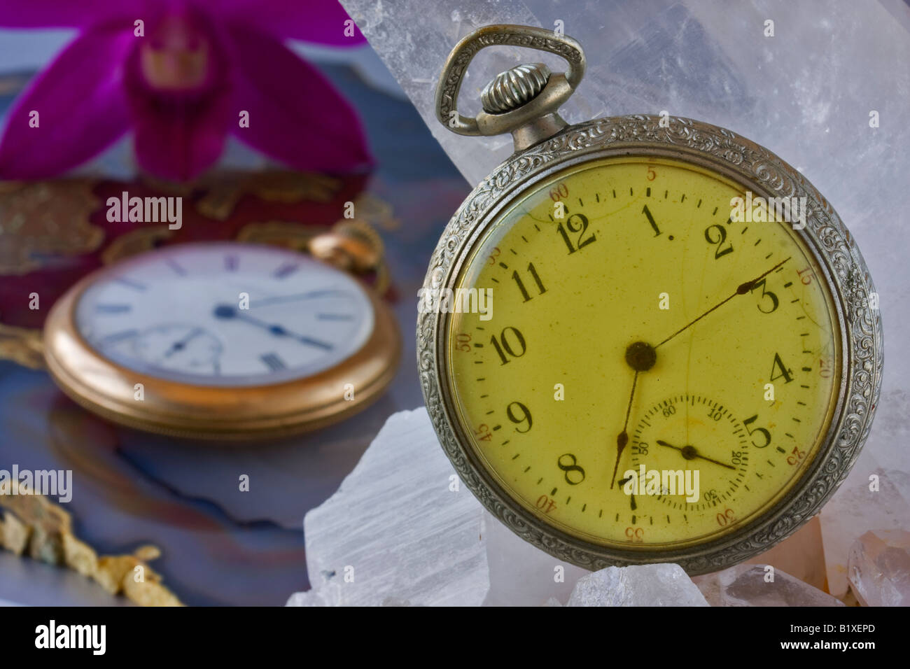 19th century pocket watches Stock Photo - Alamy