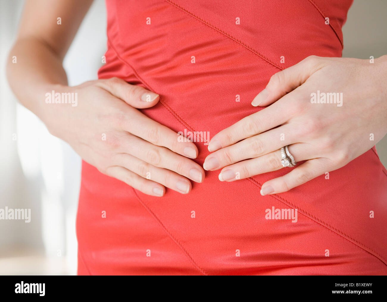 Mid section view of a woman Stock Photo - Alamy