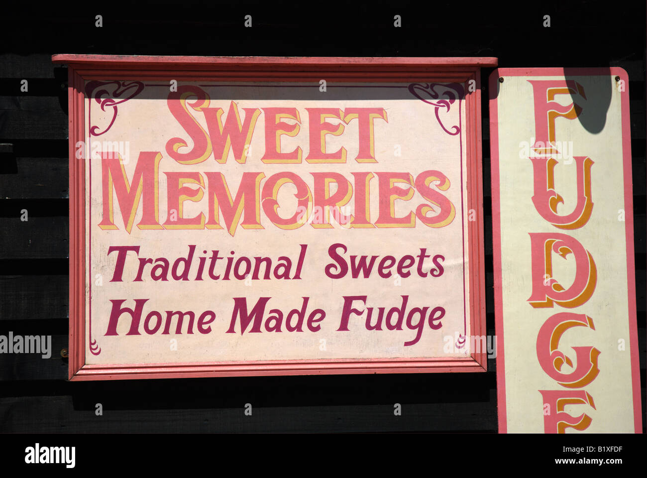 Vintage sweet signs hi-res stock photography and images - Alamy