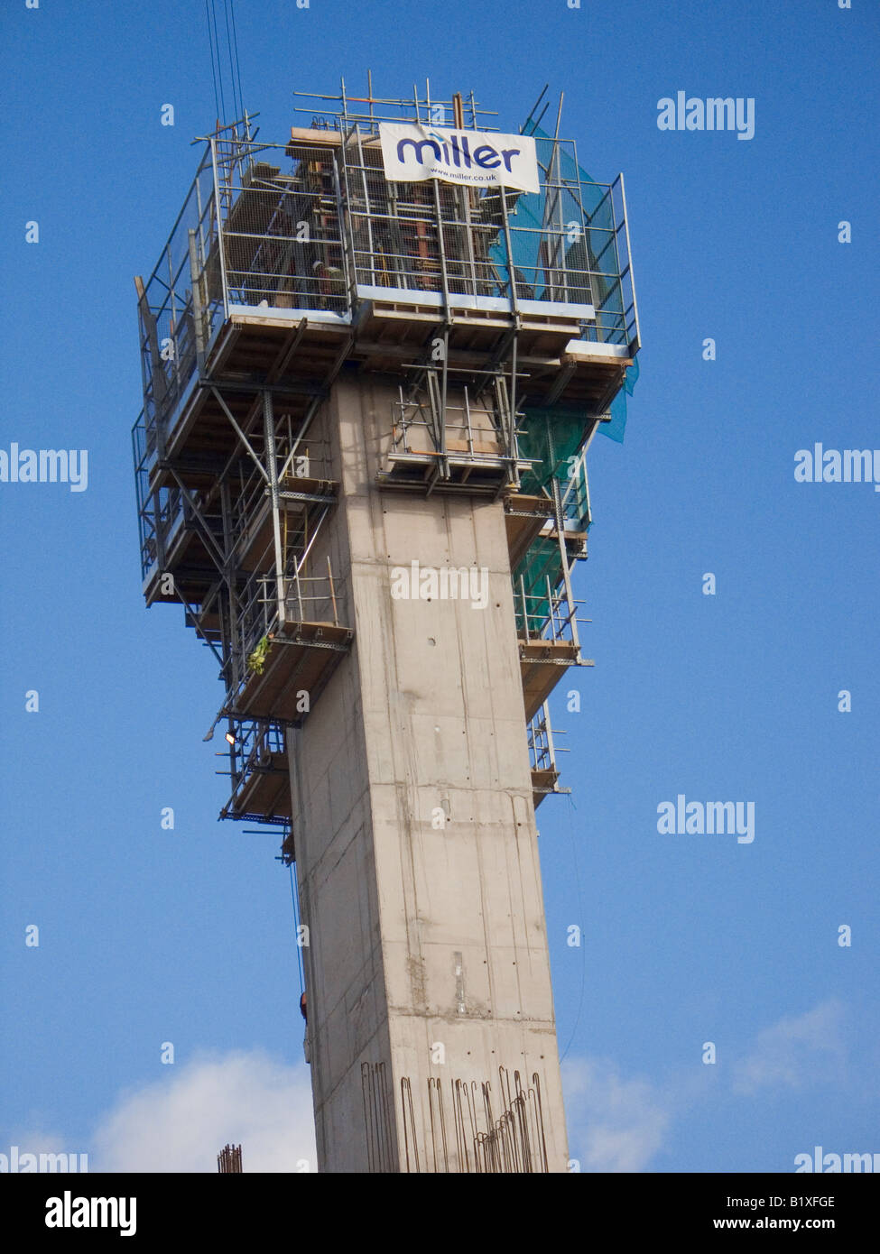 concrete building core under construction Stock Photo - Alamy