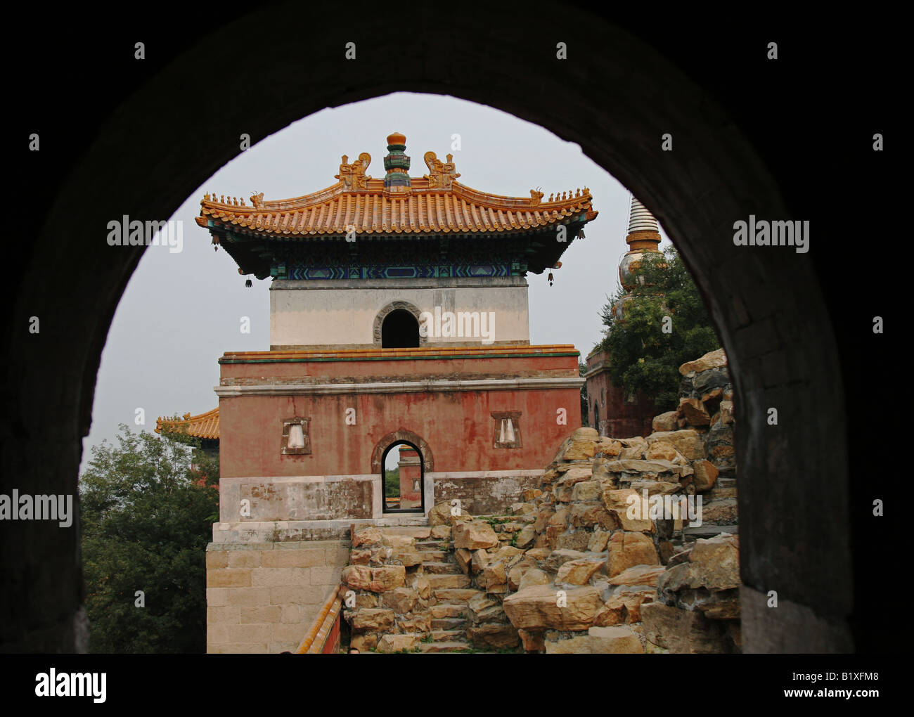Chinese structure of old Stock Photo - Alamy