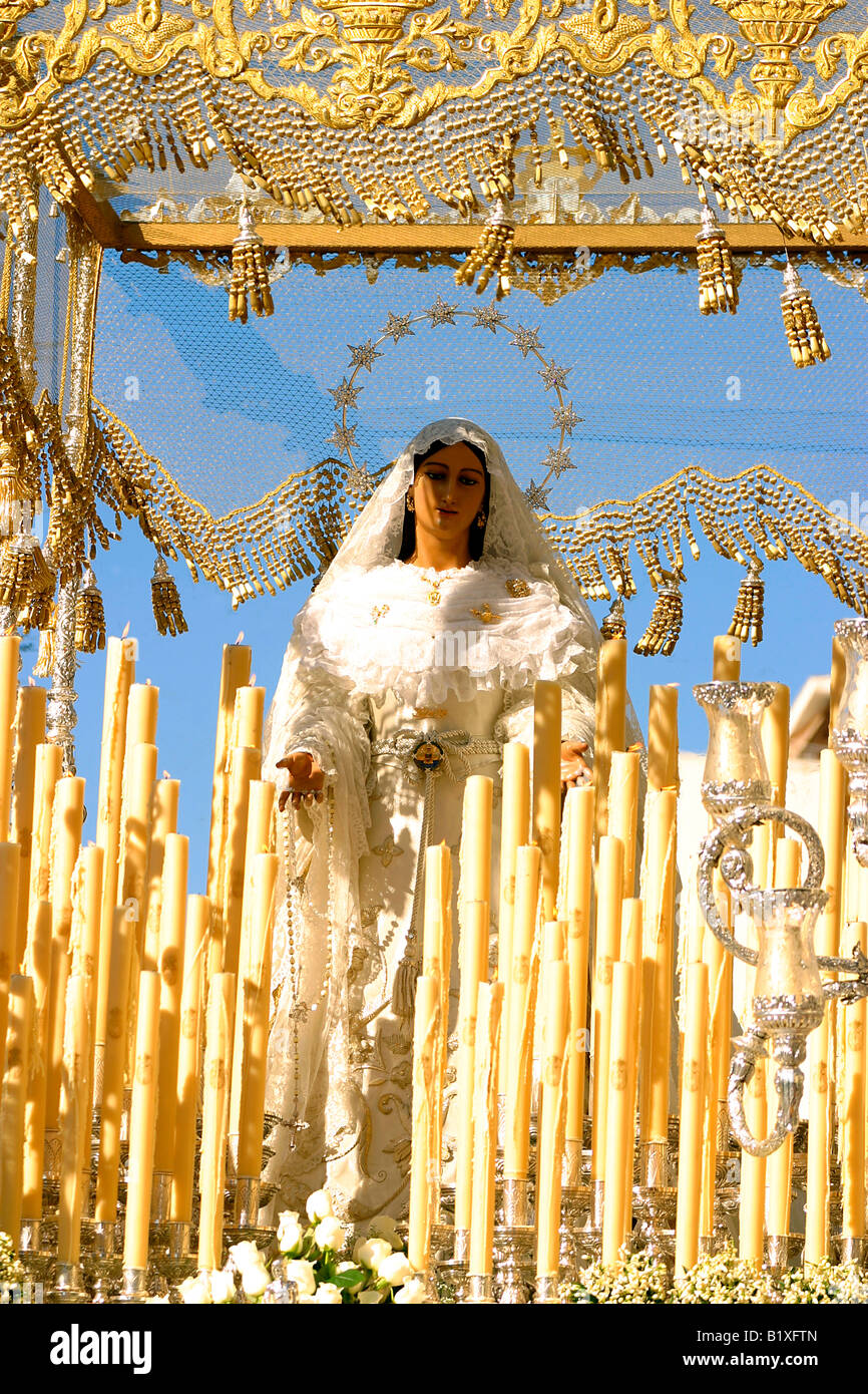 Holy Week in Malaga Spain Stock Photo - Alamy