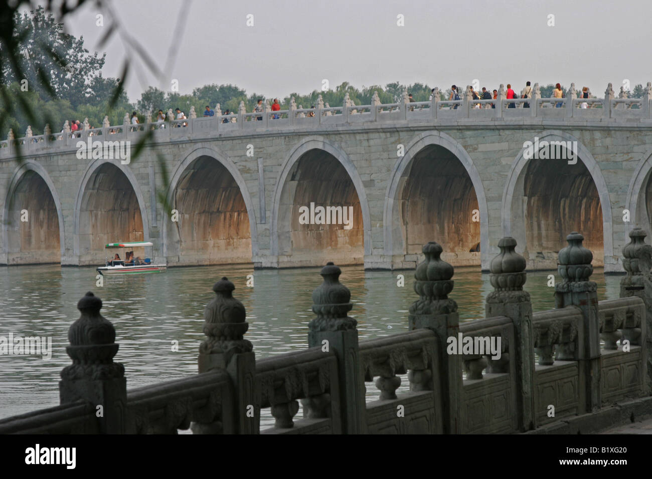 arched bridge in Beijing Stock Photo - Alamy