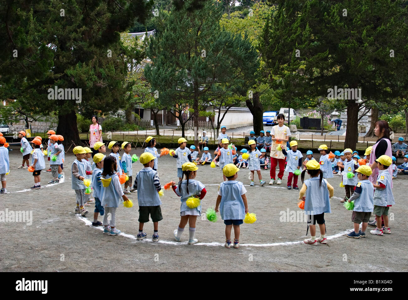 Japanese school children in Kamakura, Japan, Asia Stock Photo - Alamy