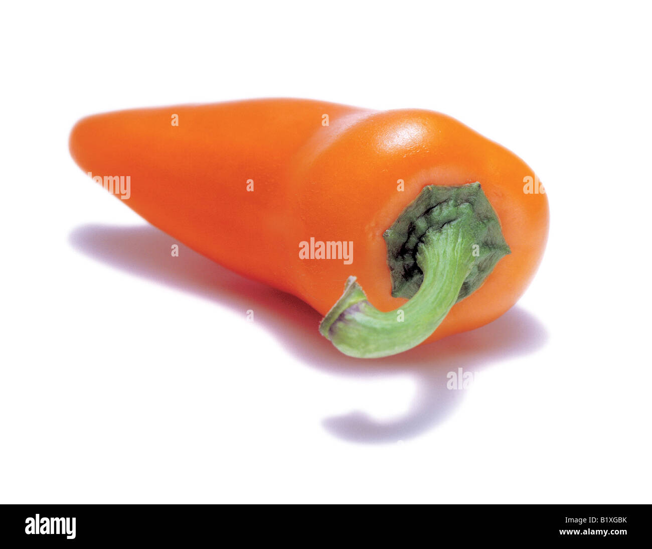 A large orange pepper Stock Photo - Alamy