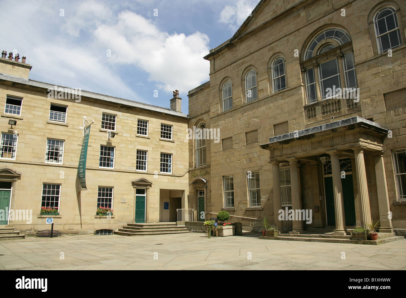 Town of Huddersfield, England. The former Queen Street Methodist Chapel ...