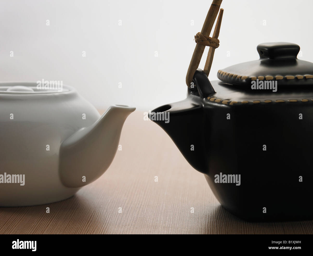 two chinese teapots Stock Photo - Alamy