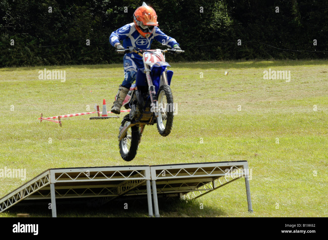 grasstrack racing jump Stock Photo - Alamy