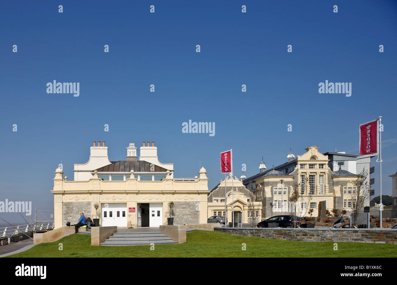 Knightstone Island residential developement in Weston Super Mare Stock ...