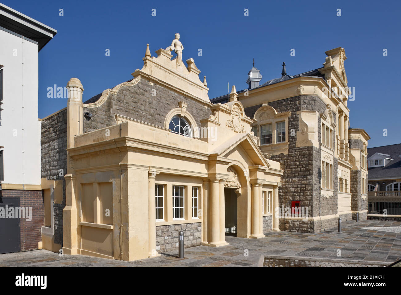 Knightstone Island residential developement in Weston Super Mare Stock ...