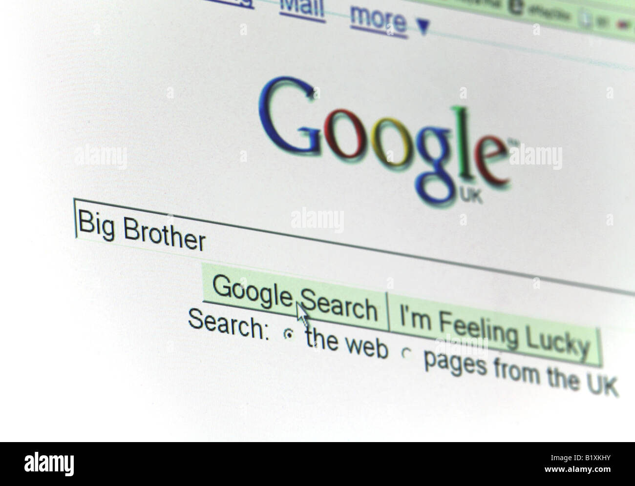 Google Big Brother Stock Photo - Alamy
