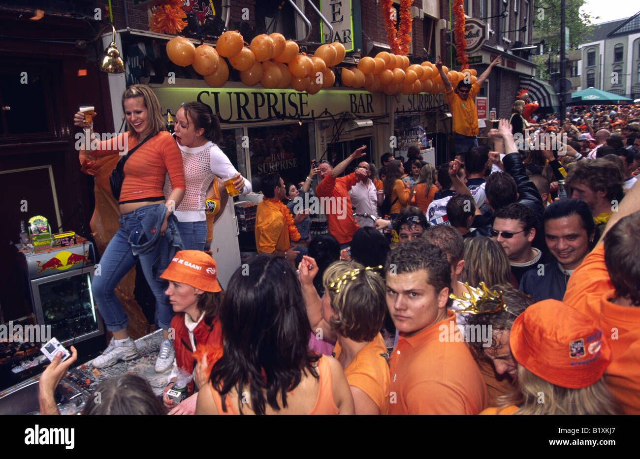 Queen's Day Celebrations. Amsterdam, Netherlands Stock Photo - Alamy