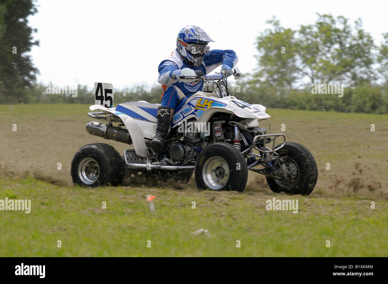 grasstrack racing quads Stock Photo - Alamy
