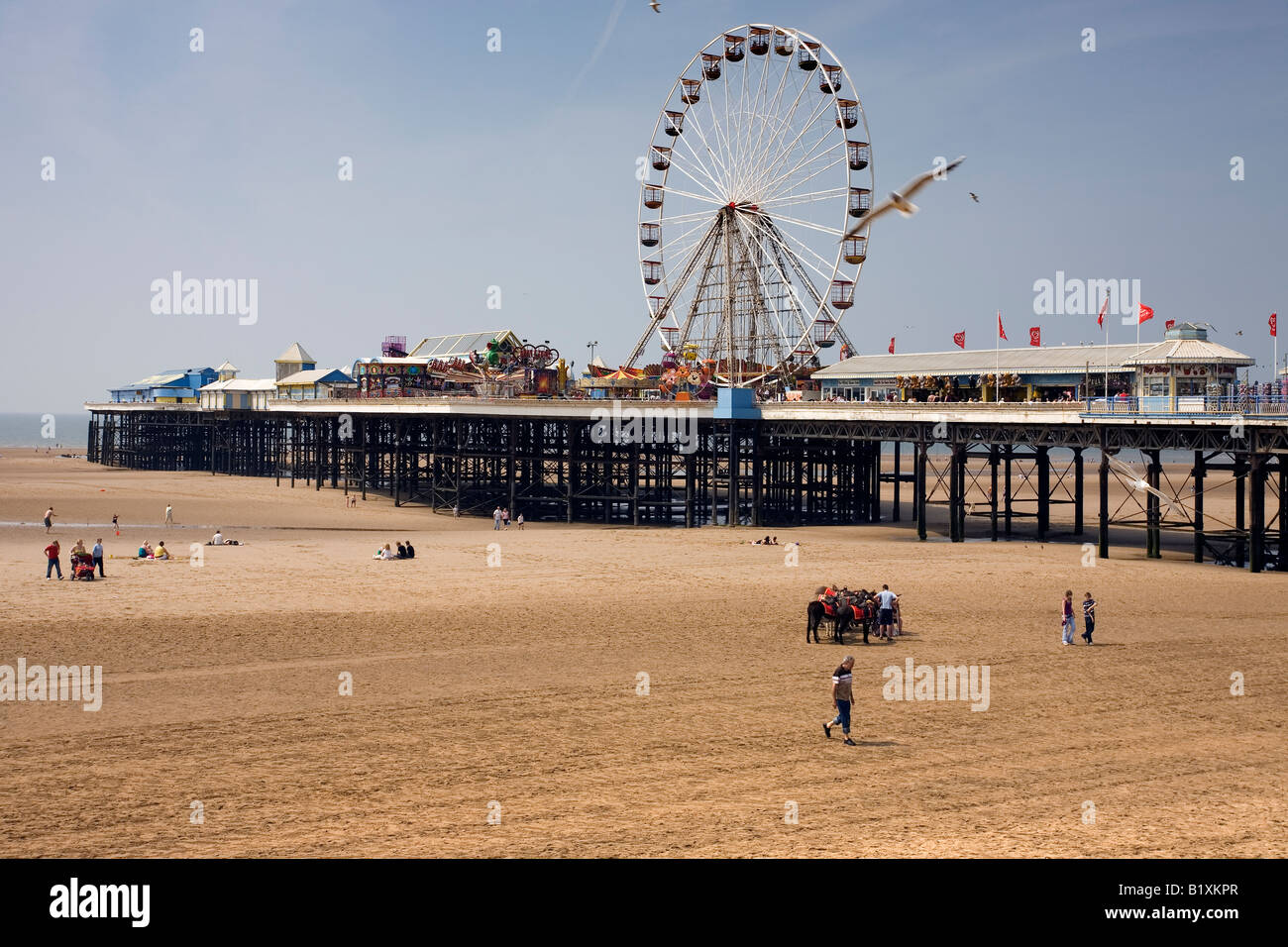 Blackpool pier victorian sea hi-res stock photography and images - Alamy