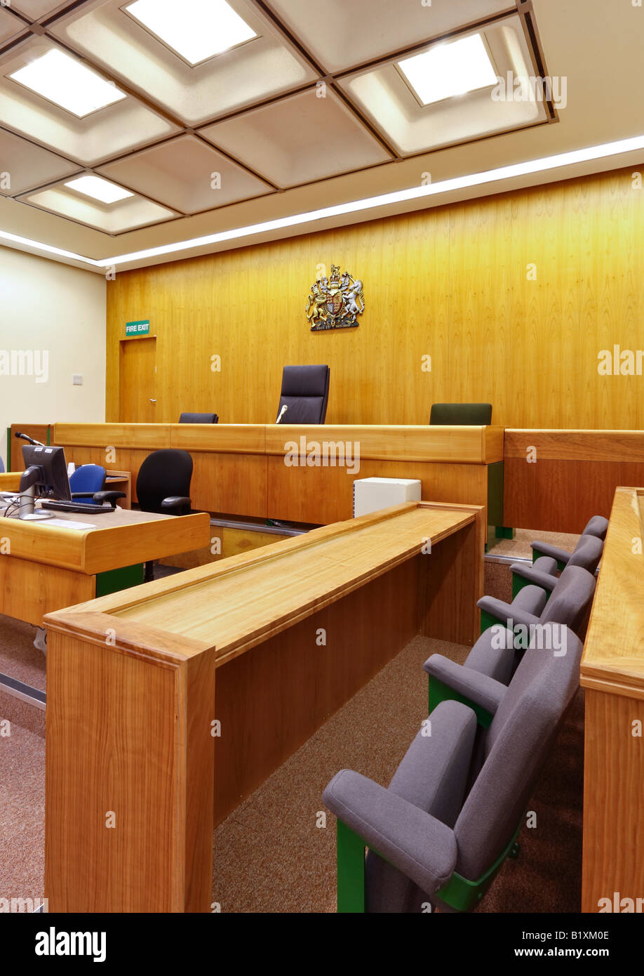 Courtroom interior architecture hi-res stock photography and images - Alamy