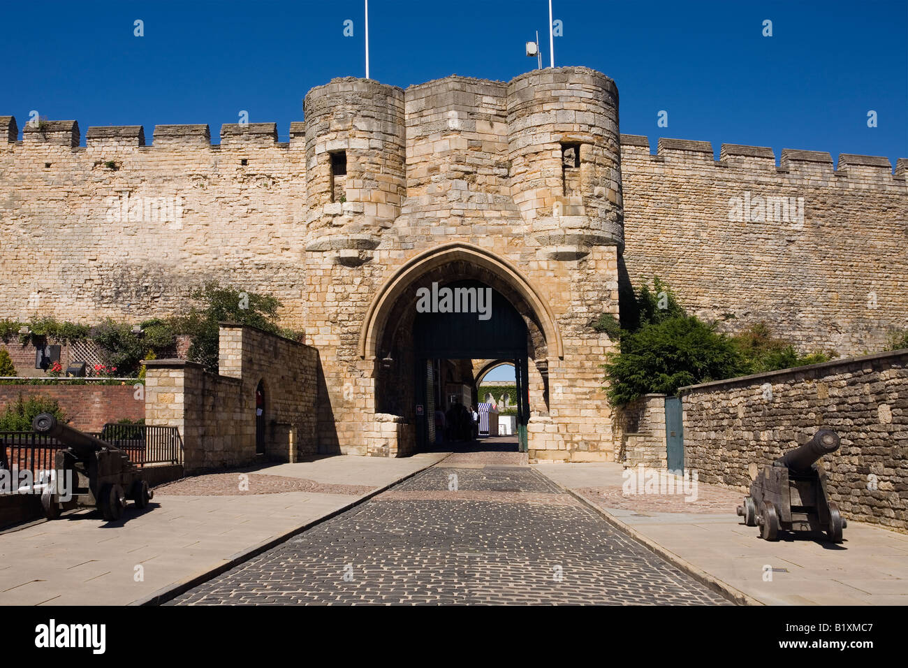Lincoln Castle Gate, Lincoln, England Stock Photo - Alamy