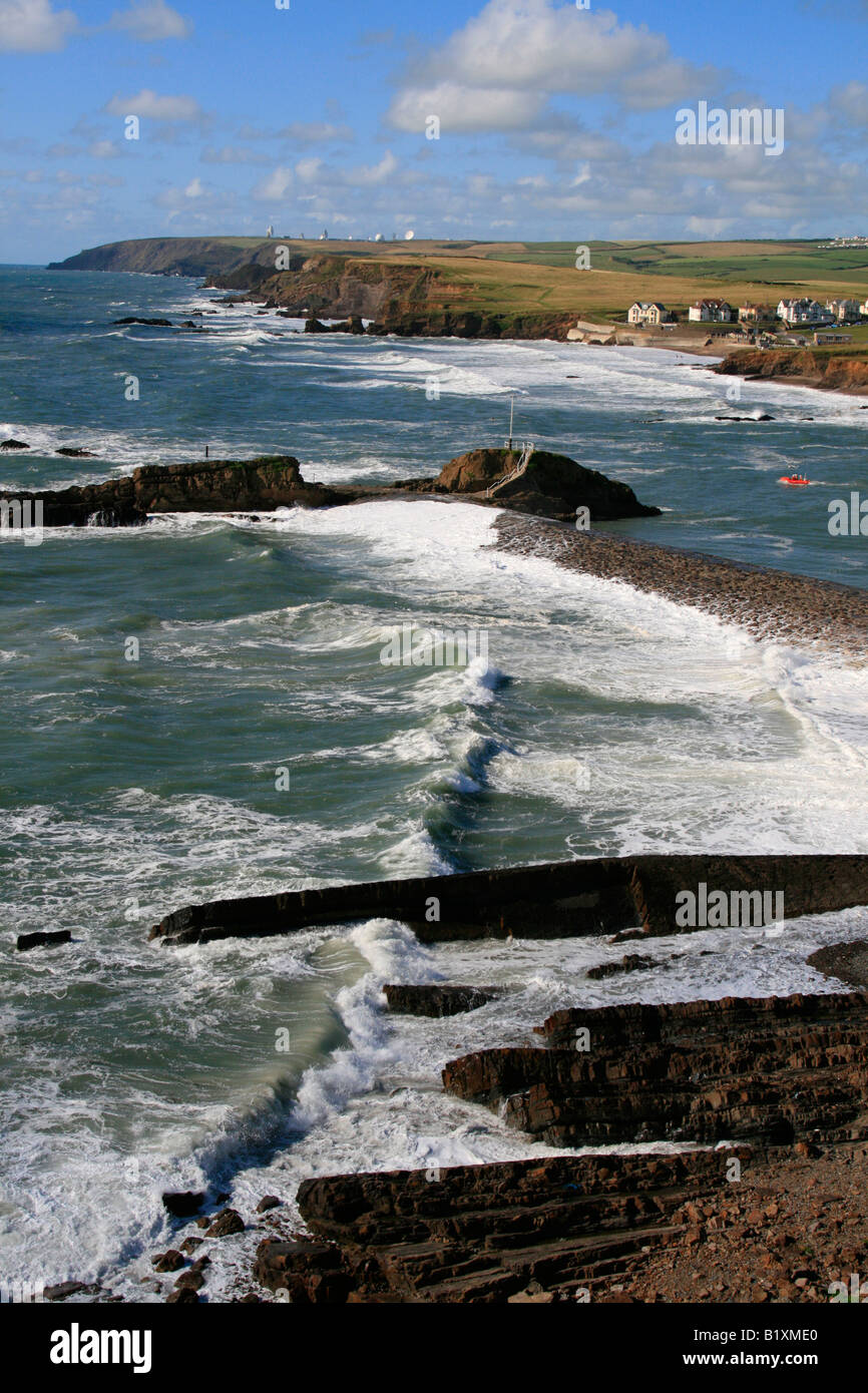 bude town cornwall west country atlantic coast england uk gb Stock ...