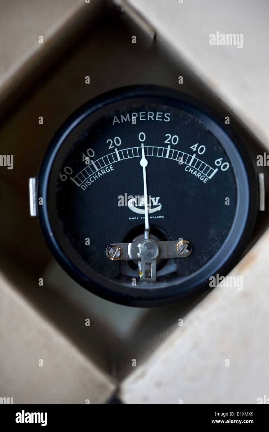 Amp Gauge Ford GT40 PO1085 Classic Sports Car Stock Photo - Alamy