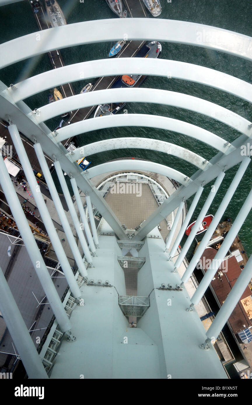 Aerial view spinnaker tower hi-res stock photography and images - Alamy