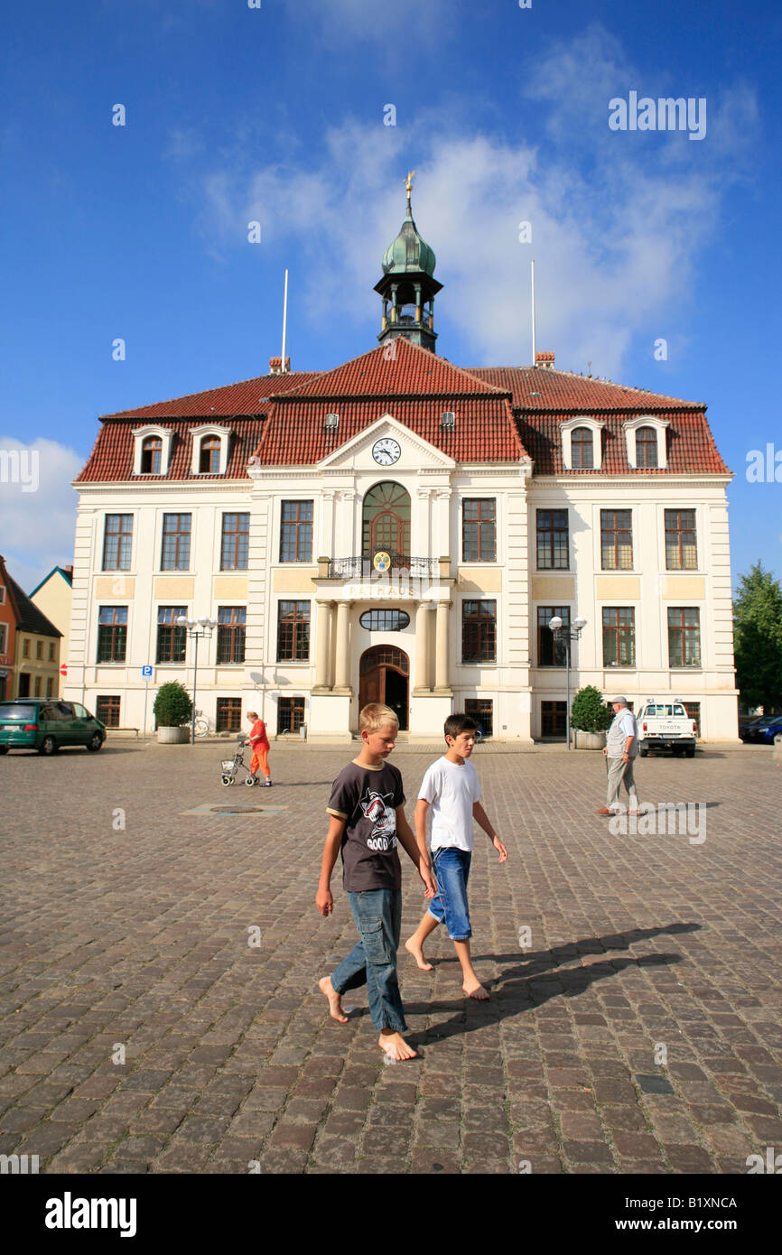 Town Hall of Teterow in Mecklenburg-Western Pomerania in Germany Stock ...