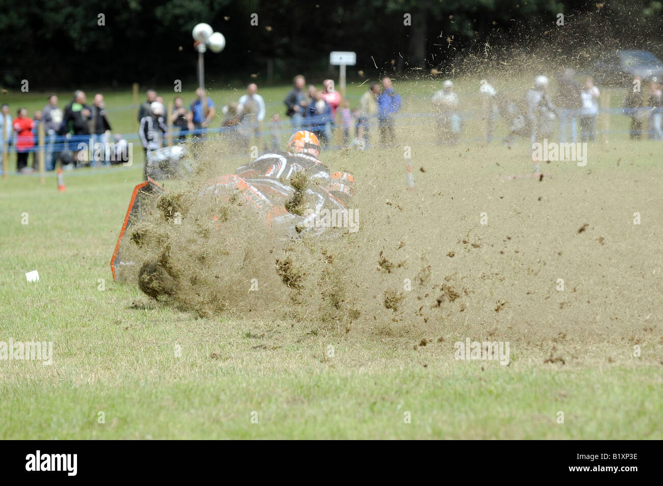 Sidecar grasstrack racing Stock Photo - Alamy