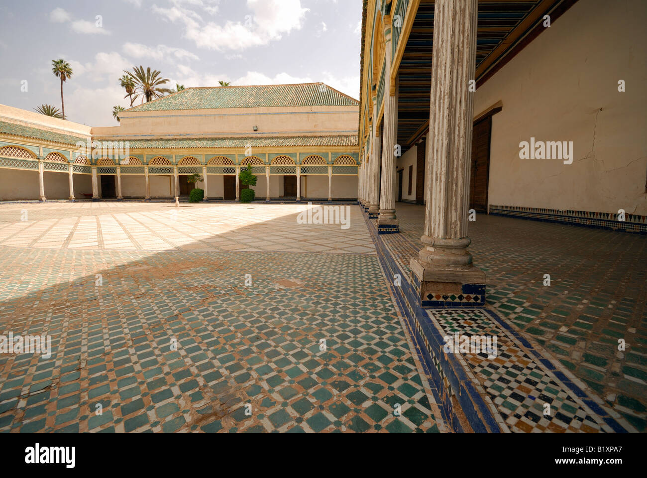 Palace in Eask Marrakesh Stock Photo - Alamy