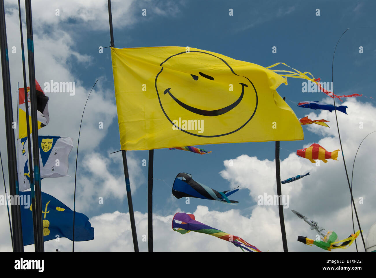 Smiley flag hi-res stock photography and images - Alamy