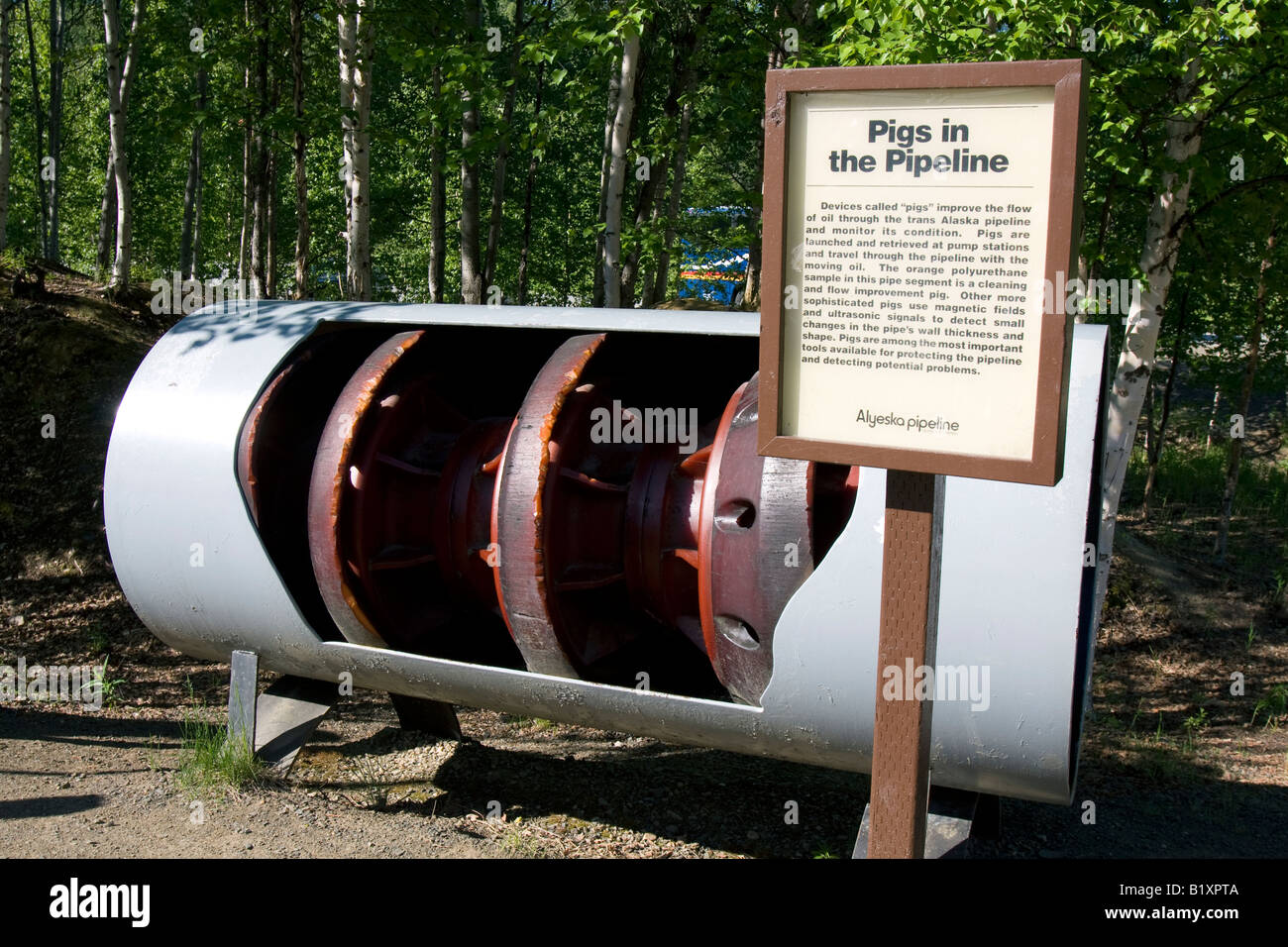 Trans-Alaska Pipeline System Stock Photo - Alamy