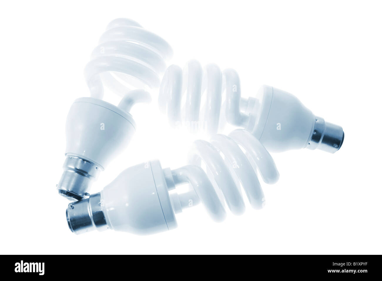 Compact Fluorescent Light Bulbs Stock Photo - Alamy