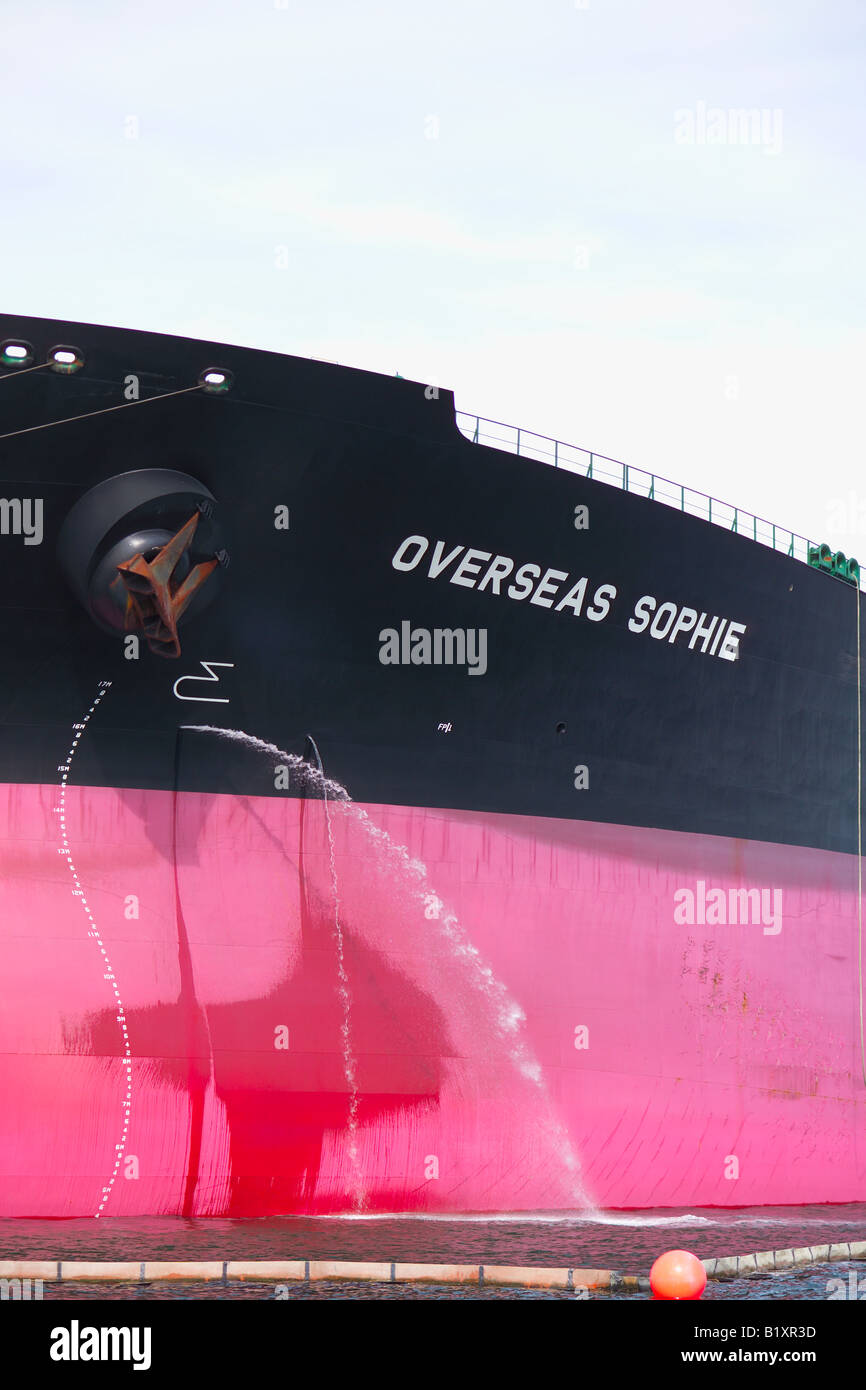 oil tanker bow Stock Photo - Alamy