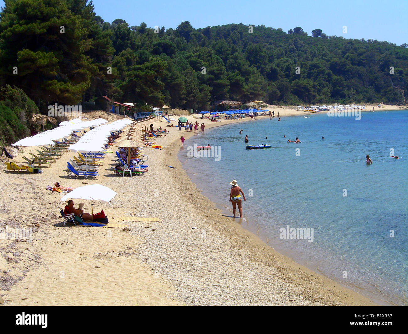 Ag Eleni beach,Skiathos,Greece Stock Photo - Alamy