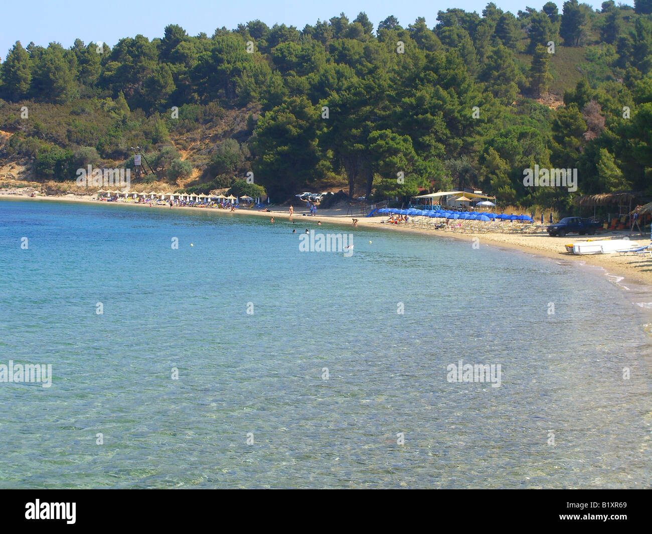 Ag Eleni beach,Skiathos,Greece Stock Photo - Alamy