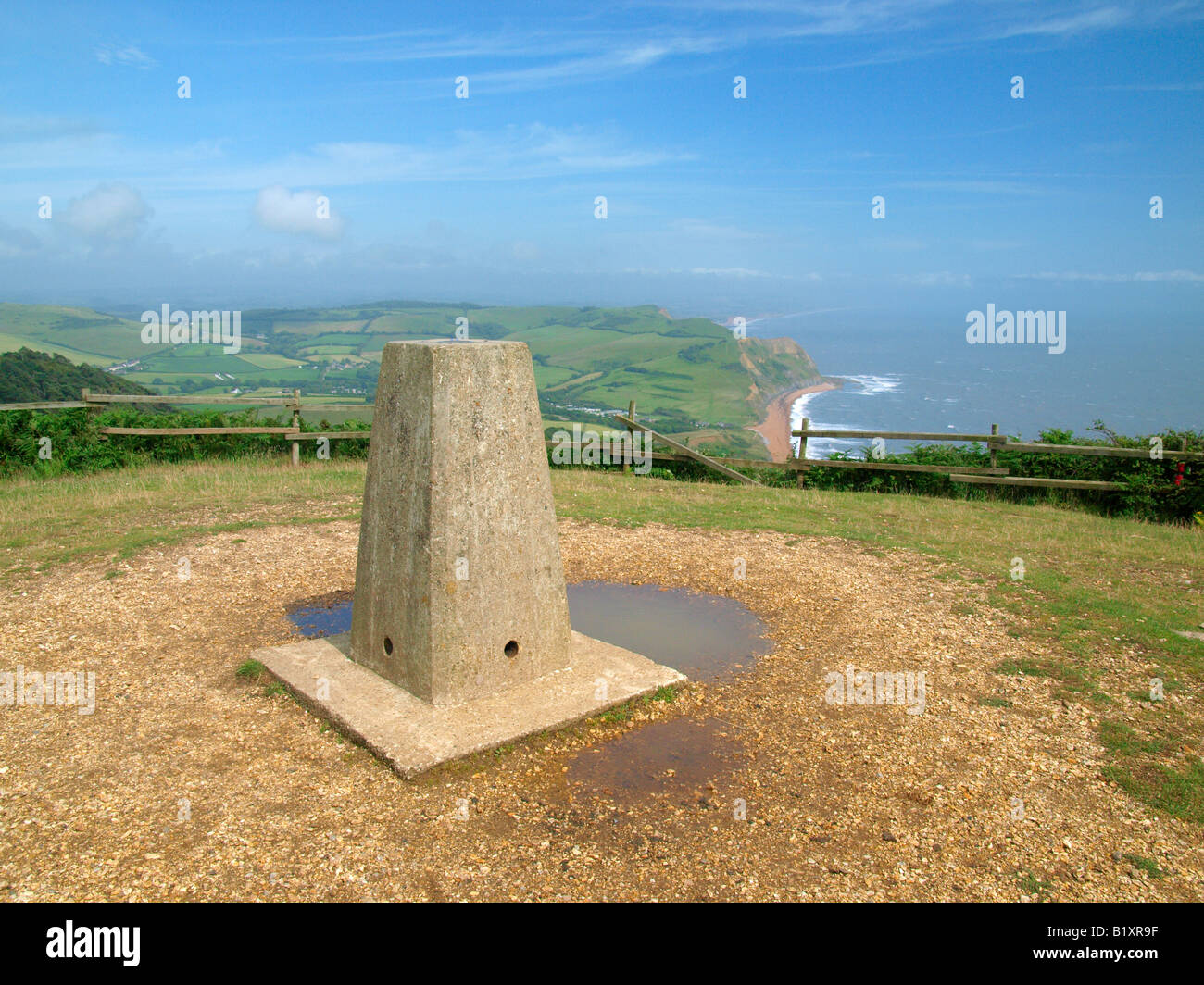 Highest point coastal Dorset Stock Photo - Alamy