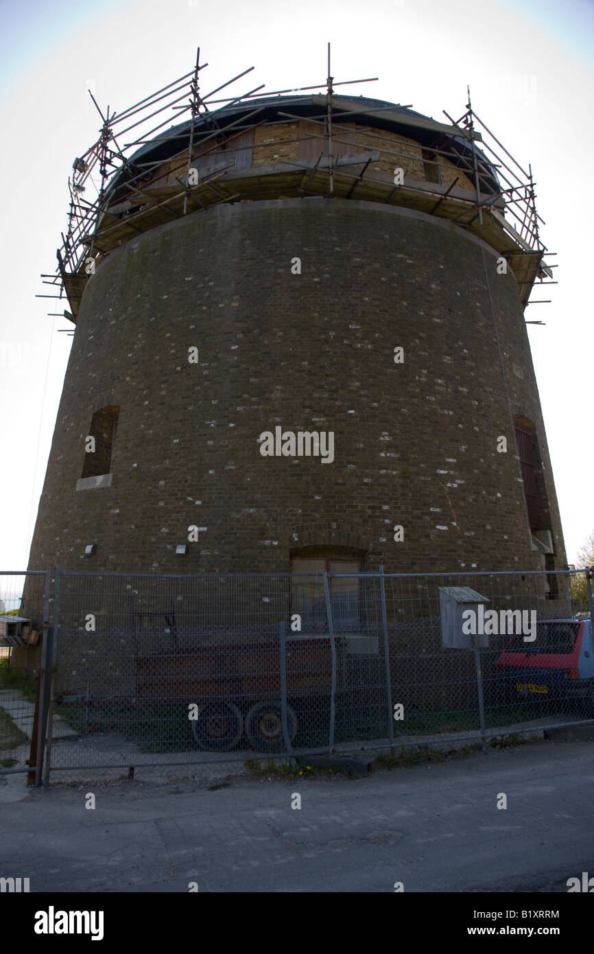 Martello Tower a military structure undergoing conversion into a residential dwelling Stock ...