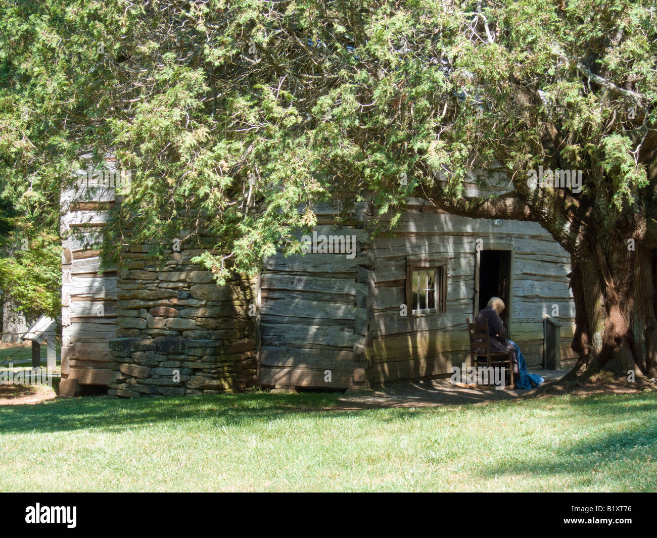 Blue Ridge Parkway scenic historical Mabry Mayberry Mill Meadows of Dan ...