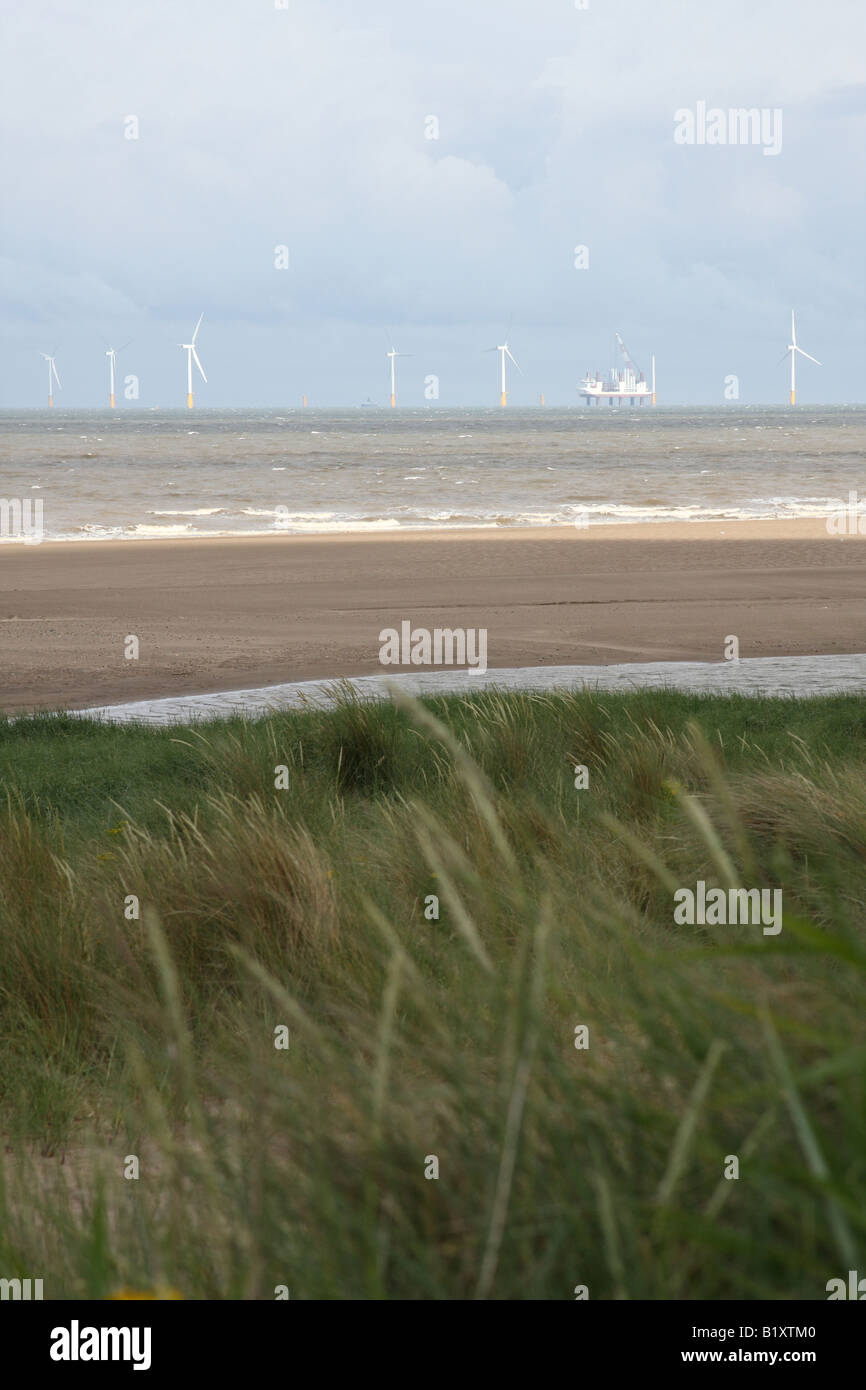Lynn & Inner Dowsing offshore wind farm, Lincolnshire, England, U.K ...