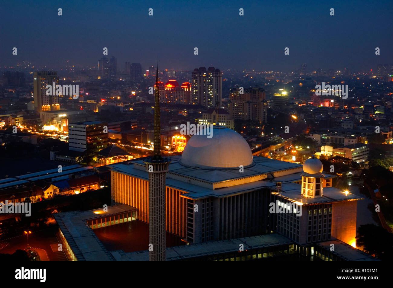 Istiqlal Mosque of Jakarta, biggest mosque in Southeast Asia, Jakarta's ...