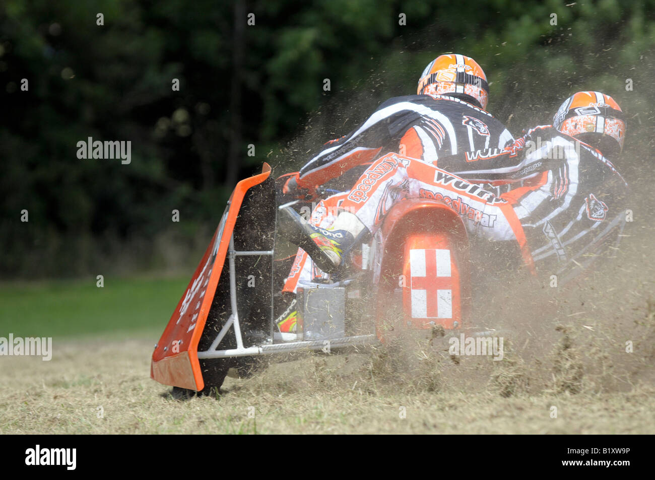 Sidecar grasstrack racing Stock Photo - Alamy