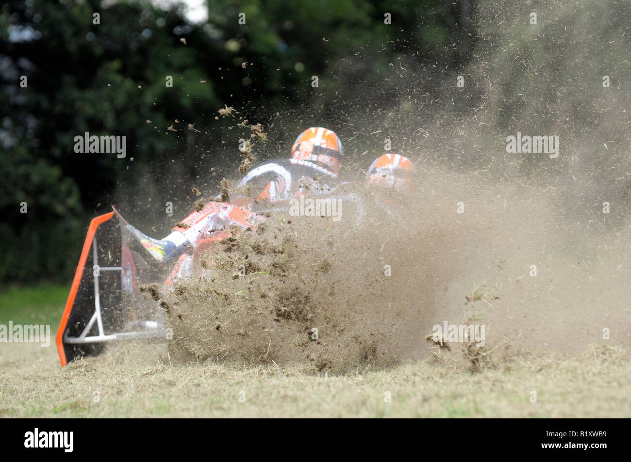 Sidecar grasstrack racing Stock Photo - Alamy