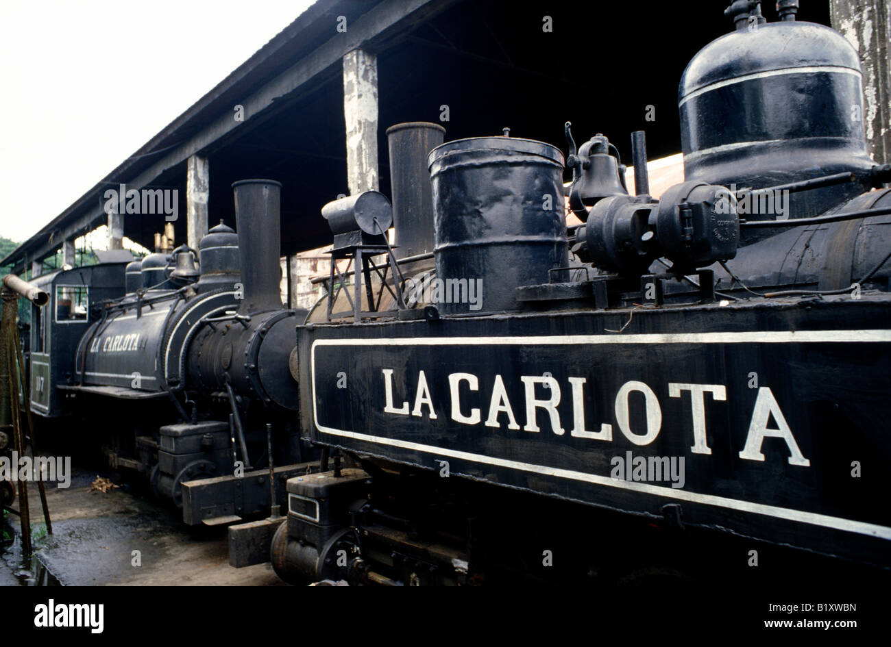 philippines negros occidental old steam train at la carlota sugar mill ...