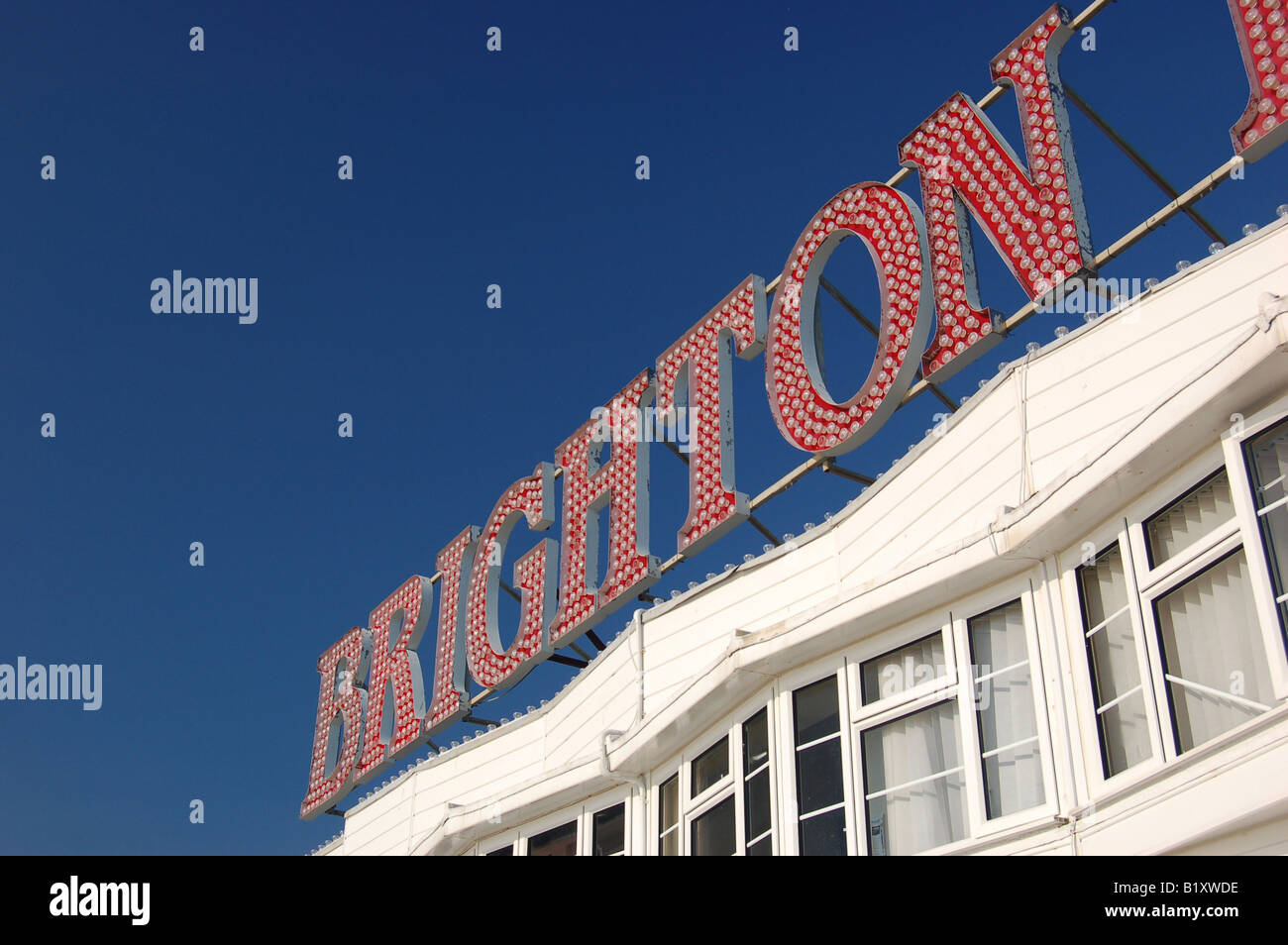 Sign on Brighton Pier, East Sussex, England Stock Photo - Alamy