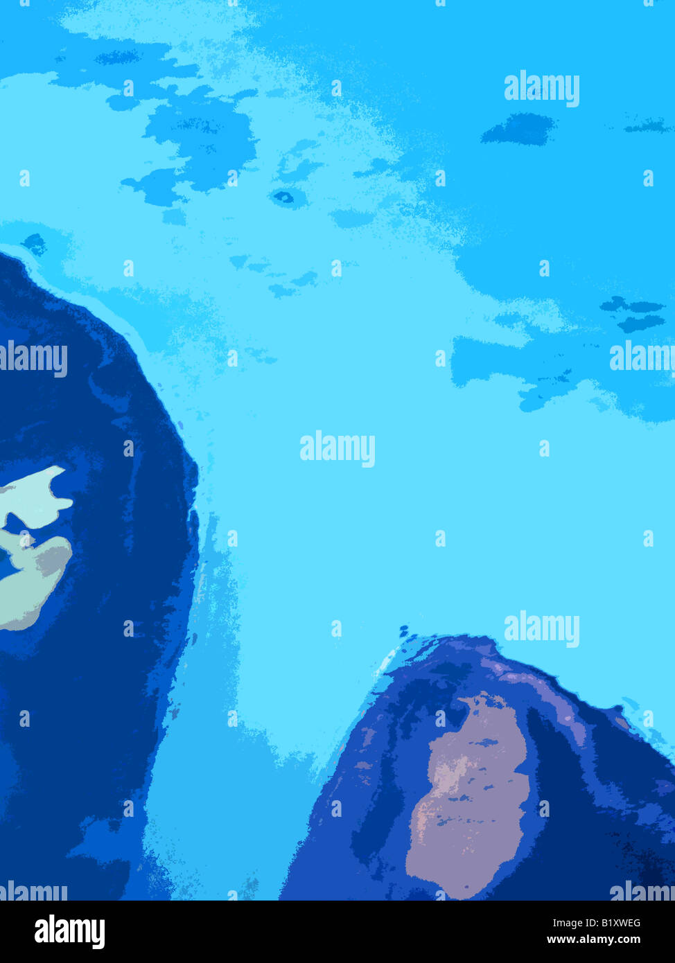 Keys in Light Blue Stock Photo - Alamy