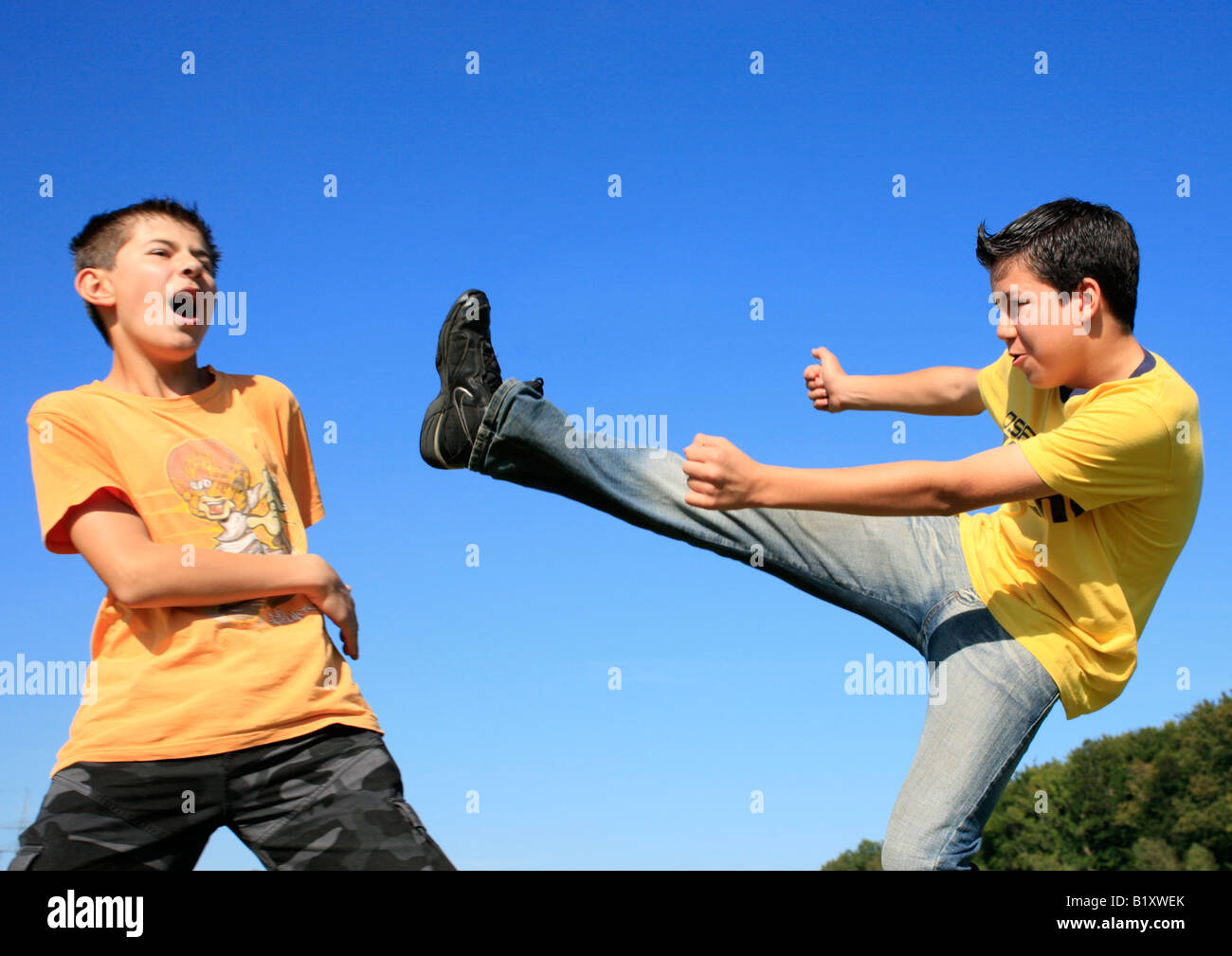 Boy Kicks Wall And It Falls On His Leg at Alan Fortune blog