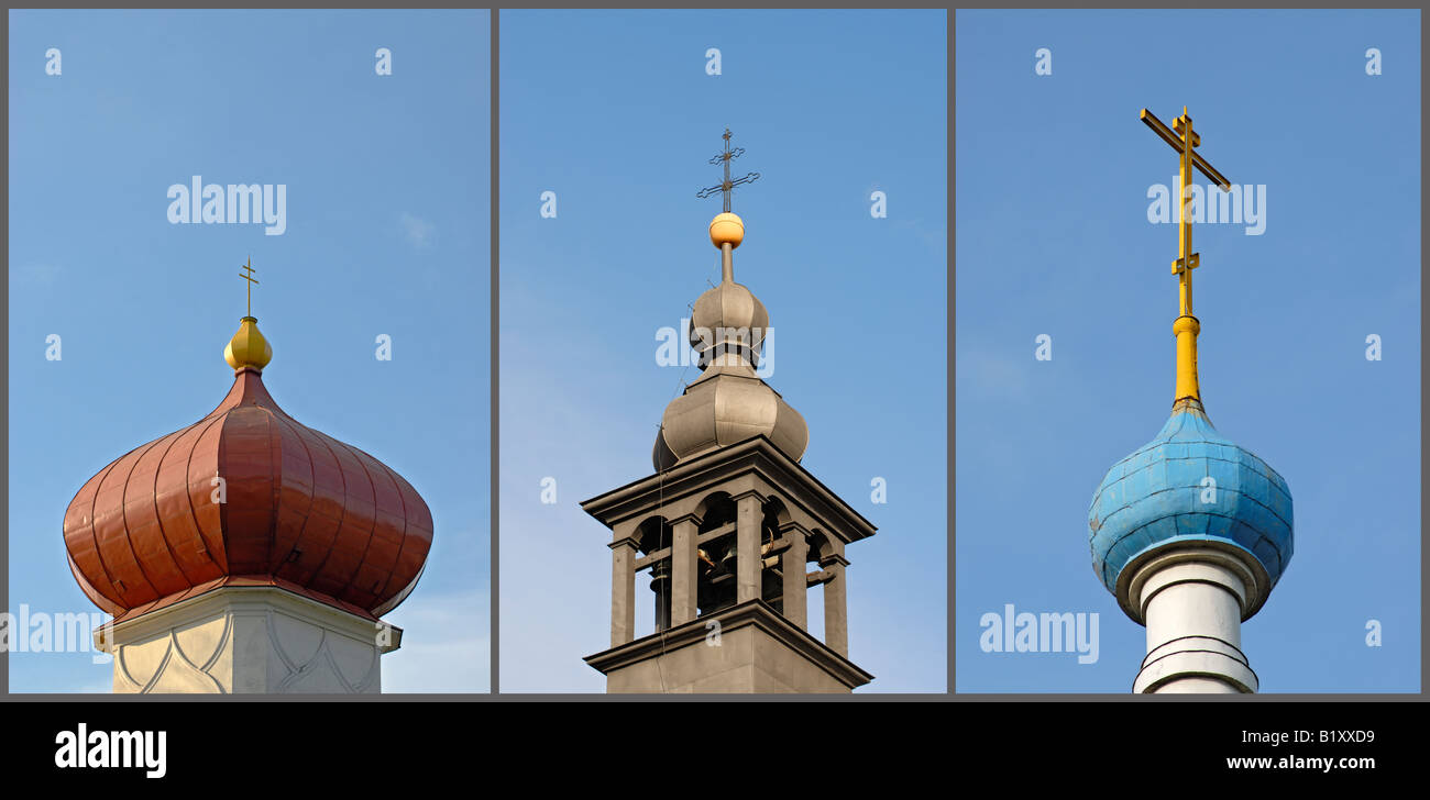 Three Churches of Different Denominations (Hussite; Roman Catholic ...